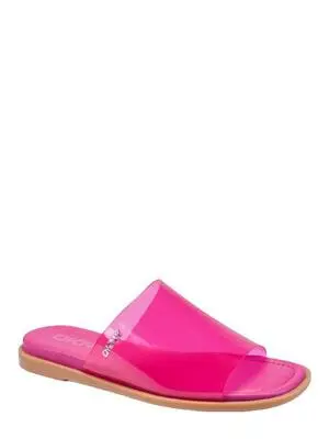 Dkny Cataline Slide Sandal Hot Pink