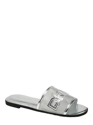 Dkny Wren Slide Sandal - Silver