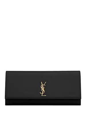 Saint Laurent Kate Chain Wallet - Black