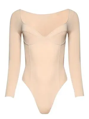 Vetements Decolette Bodysuit - Tan
