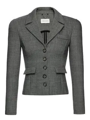 Magda Butrym Single Breasted Blazer - Grey