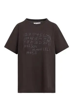 MAISON MARGIELA Short Sleeve Tee - Brown