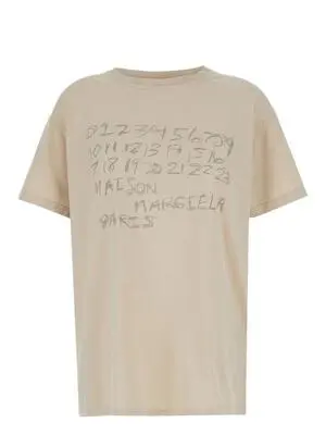 MAISON MARGIELA Short Sleeve Tee - Ivory