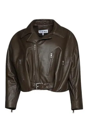 Loewe Biker Jacket - Green