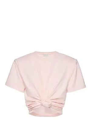 Magda Butrym Knot Detail T-shirt - Pink