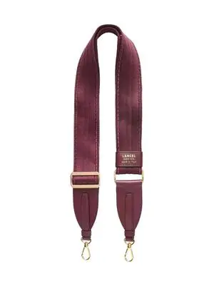 LANCEL Logo Bag Strap - Purple