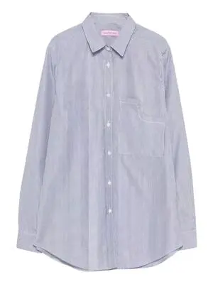 CUANTICO Piera Pocket Striped Shirt - Blue