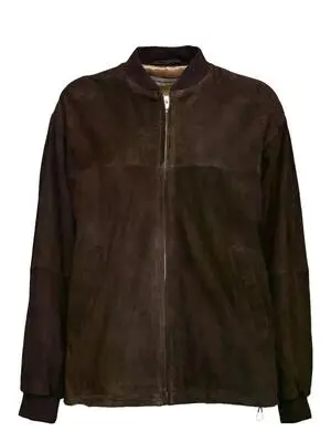 DEPARTMENT 5 Zip Collar Bomber Jacket - Brown