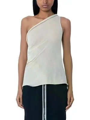 Rick Owens Asymmetric Draped Top - Neutrals