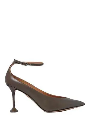 AQUAZZURA Le Noir Ankle-strap Pumps - Brown