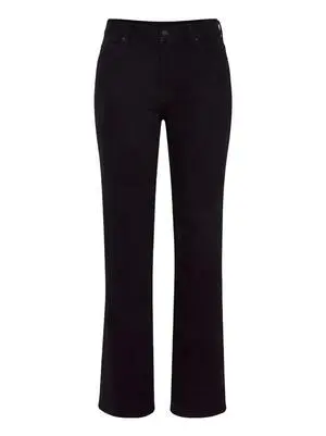 MOTHER Button-fastening Straight Leg Jeans - Black