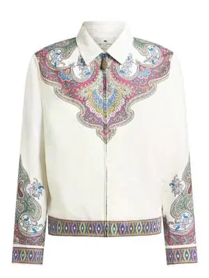 Etro Paisley-print Jacket - White