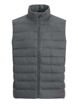 Polo Ralph Lauren Woven Quilted Linen Gilet - Grey