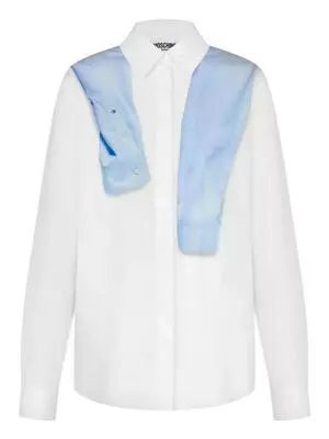 Moschino Trompe-l'œil Print Shirt - White