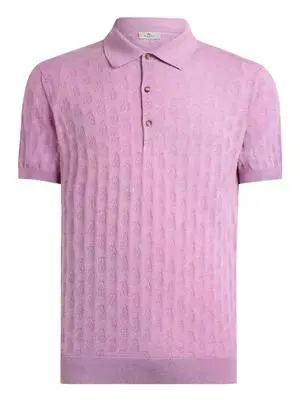 Etro Paisley-motif Polo Shirt - Pink