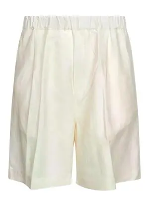 LANEUS Pleated Shorts Neutrals