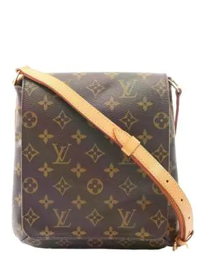LOUIS VUITTON 2003 Monogram Musette Salsa Long Strap Crossbody Bag - Brown