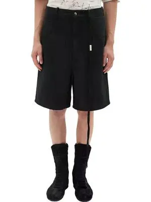 ANN DEMEULEMEESTER Narve Relaxed-fit Bermuda Shorts - Black