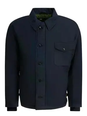 BUZZ RICKSON'S Button Fastening Patch Pocket Jacket - Blue