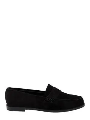 Manolo Blahnik Perrita Round-toe Loafers - Black