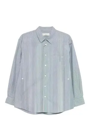 DUNST Striped Shirt - Blue