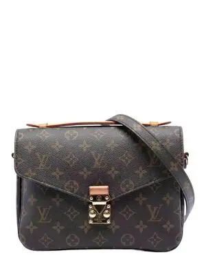 LOUIS VUITTON 2020 Monogram Pochette Metis Satchel - Brown