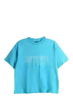 Balenciaga Printed T-shirt - Blue