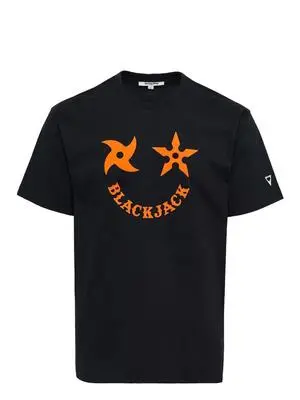BLACKJACK Shuriken Graphic T-shirt - Black