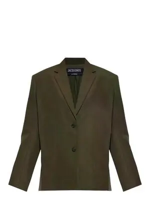 Jacquemus The Carré Single-breasted Blazer - Green