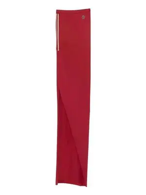 MONCLER + RICK OWENS Long Skirt - Red