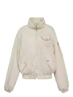 OPEN YY Bomber Jacket - Neutrals