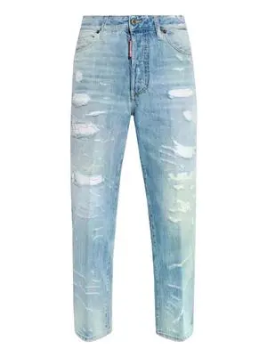 Dsquared2 Boston Distressed Jeans - Blue