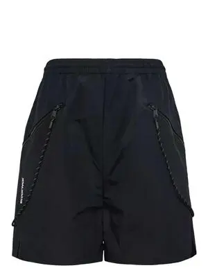 BLACKJACK Zipped Shorts - Black