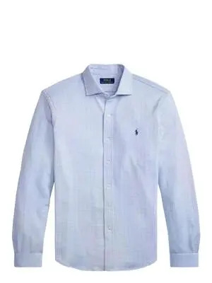 Polo Ralph Lauren Waffle Collar Shirt - Blue
