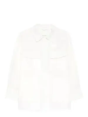 Gant Button-fastening Flap-pocket Overshirt - Neutrals