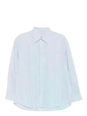 DUNST Striped Shirt - Blue