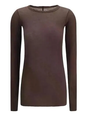 Rick Owens Long-sleeved T-shirt - Brown