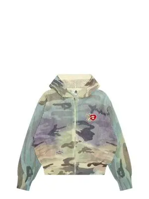 AAPE BY *A BATHING APE® Camouflage Zip Hoodie - Blue