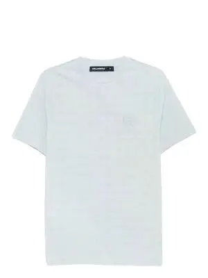 Karl Lagerfeld Logo-patterned T-shirt - Blue