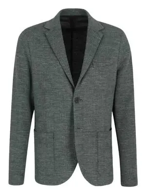 Harris Wharf London Single-breasted Patch-pocket Blazer - Green