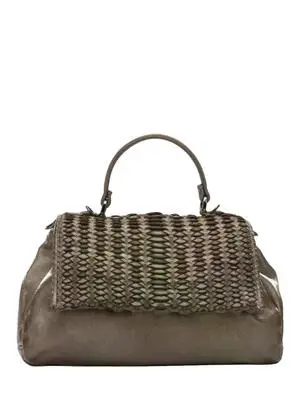 REPTILE'S HOUSE Giancarlo Woven Tote - Brown