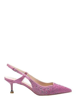Liu Jo Embellished Slingback Pumps - Pink