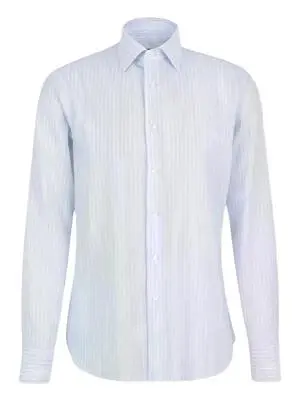 Canali Striped Shirt - Blue