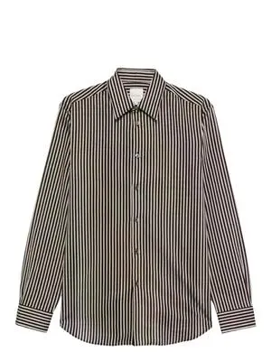 Paul Smith Striped Tailored Shirt - Black