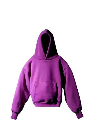 Yeezy Kangaroo-pocket Hoodie - Purple