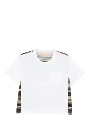 Sacai Striped T-shirt - White