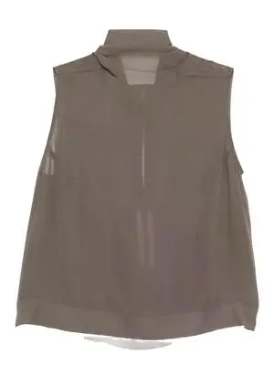 Rick Owens Zip-fastening Vest - Grey