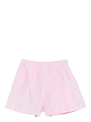 Balenciaga Striped Shorts - Pink