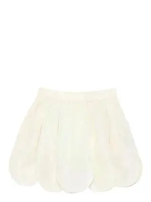 Simone Rocha Petal-hem Mini Skirt - Neutrals
