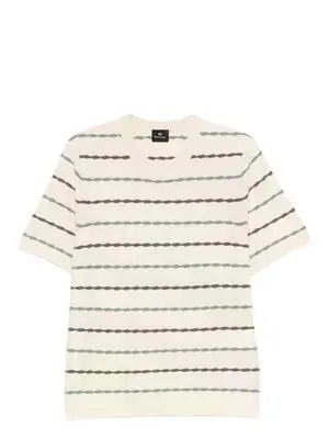 Paul Smith Striped T-shirt - Neutrals